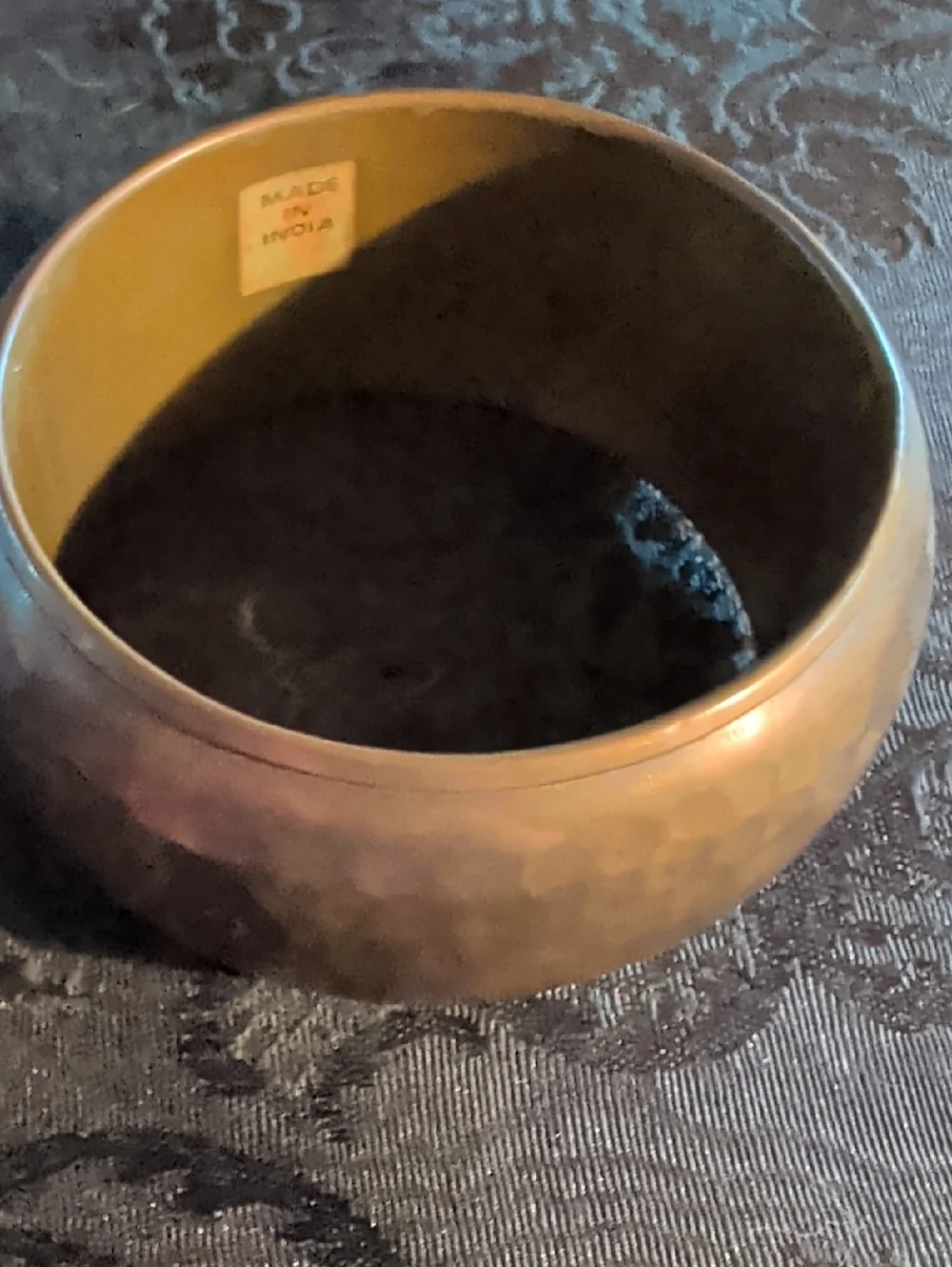 Handmade | Jewelry | Retro Hammered Metal Bangle Bracelet In Gold Tone ...